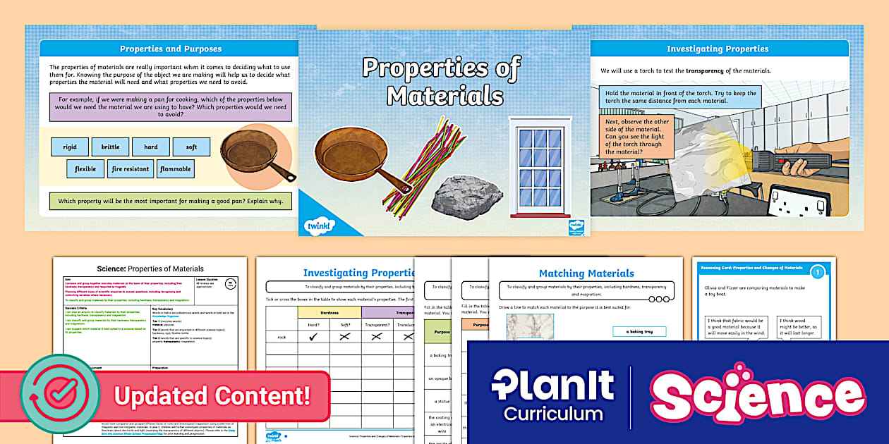 Transparent Translucent Opaque Lesson Plan | Twinkl | KS2