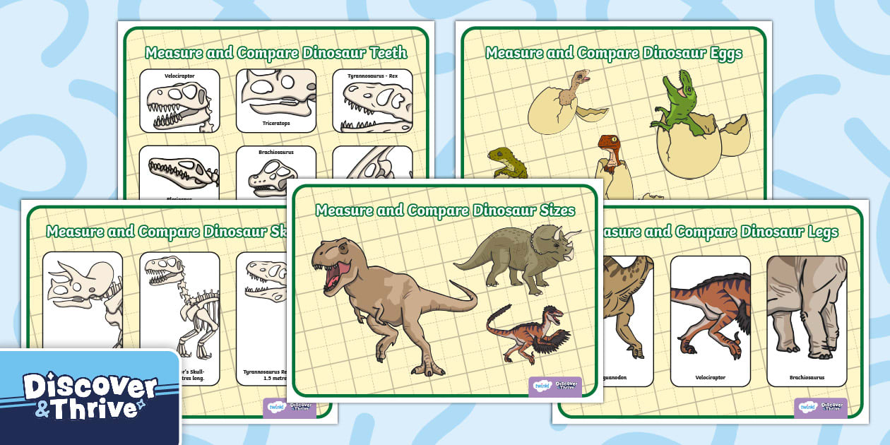 Dinosaur Measuring Posters First Class (Teacher-Made)