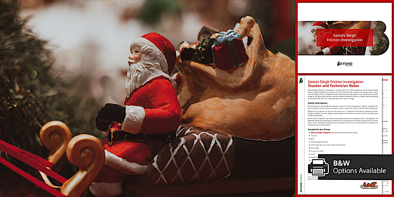 KS3 Santa's Sleigh Friction Investigation Lesson | Beyond