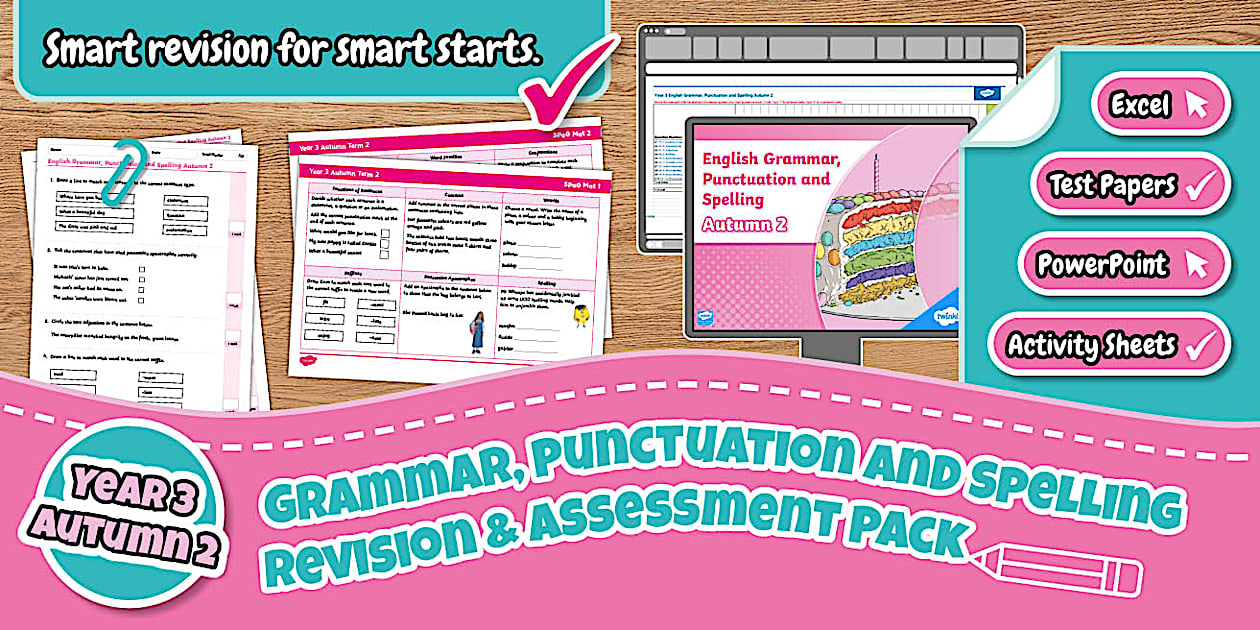 Year 3 Autumn 2 Grammar, Punctuation and Spelling Pack