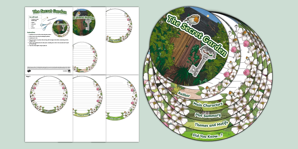 The Secret Garden Circles Booklet (teacher made) - Twinkl