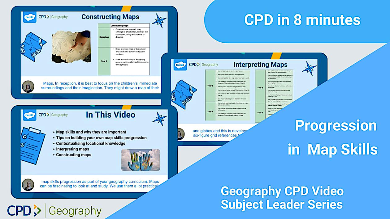 Magnificent Map Skills Progression CPD (Teacher-Made)