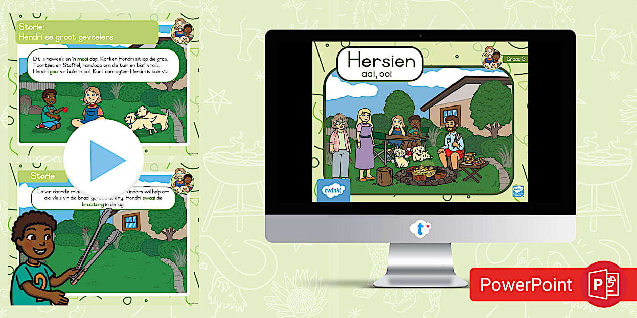 Graad 3 Klanke PowerPoint aai, ooi (teacher made) - Twinkl