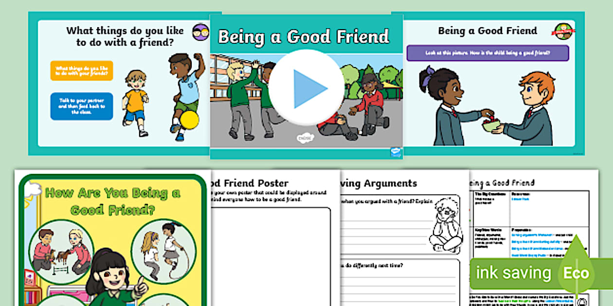 KS1 Being a Good Friend Lesson Pack - PSHE Friendship KS1
