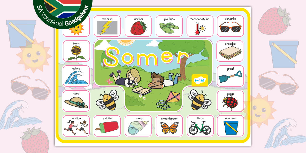 Voorskool - Somervakansie - Kommunikasie-Mat