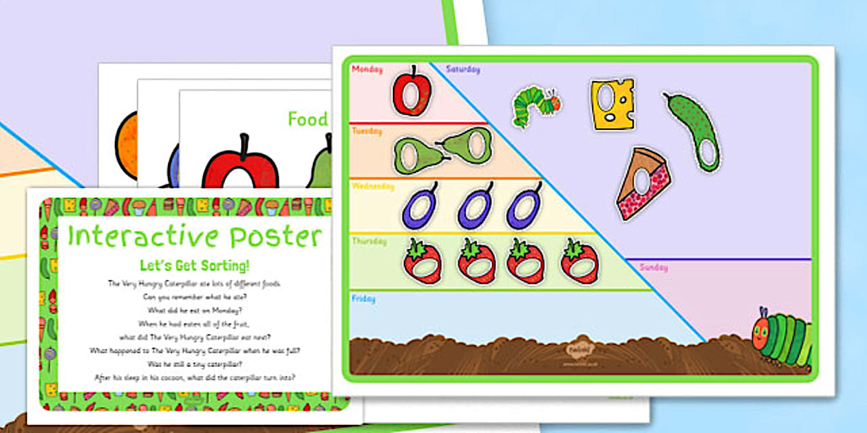 Let's Get Sorting Activity EYFS Interactive Poster and Resource Pack to