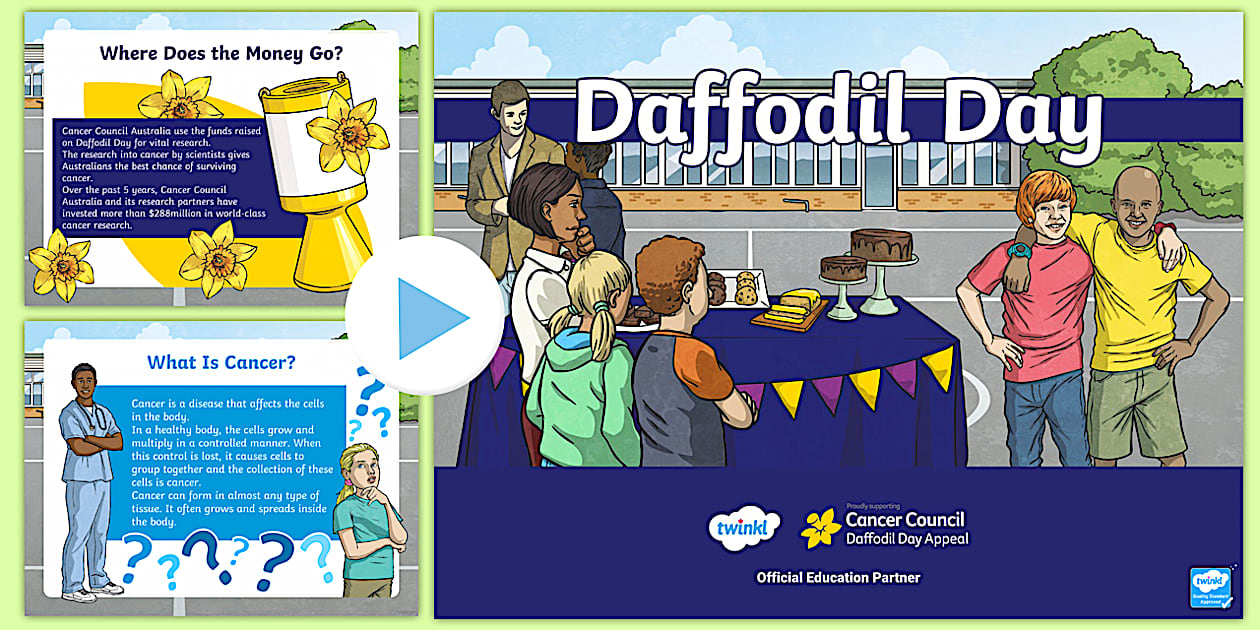 FREE! - Daffodil Day Information PowerPoint (Teacher-Made)