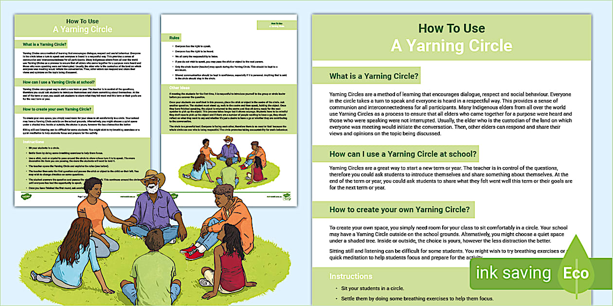 How To Use a Talking Circle (teacher made) - Twinkl