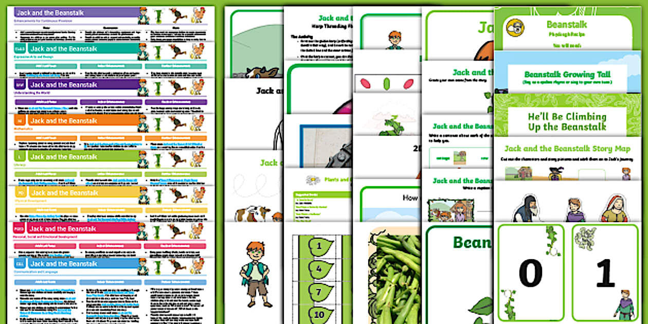 EYFS Jack and the Beanstalk Activity Planning Continuous Provision