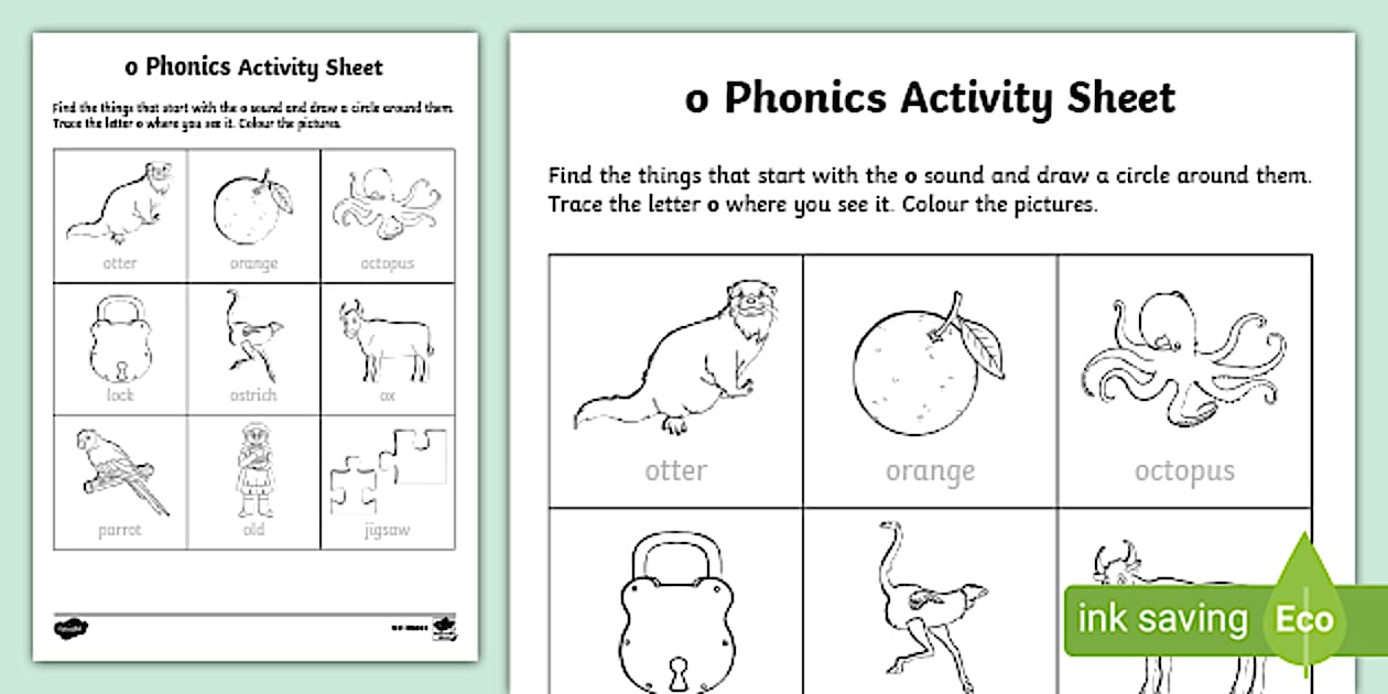 o Phonics Worksheet / Worksheet-Irish, worksheet - Twinkl