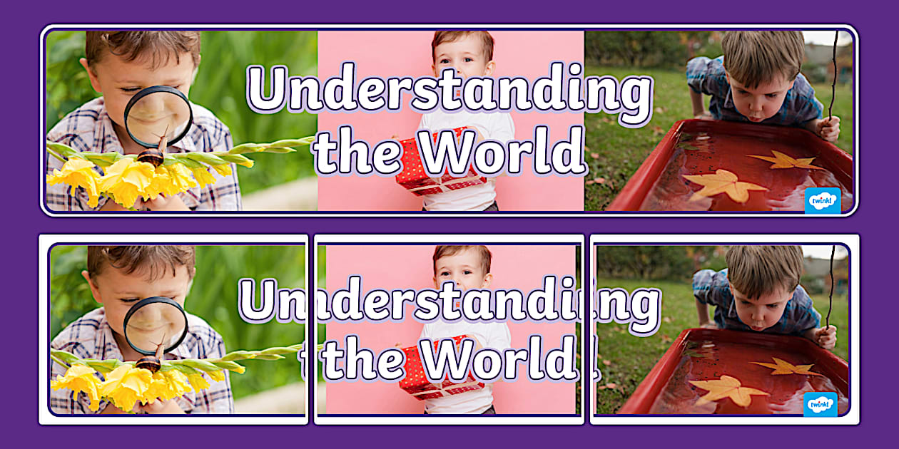👉 EYFS Understanding the World Area of Learning Display Banner