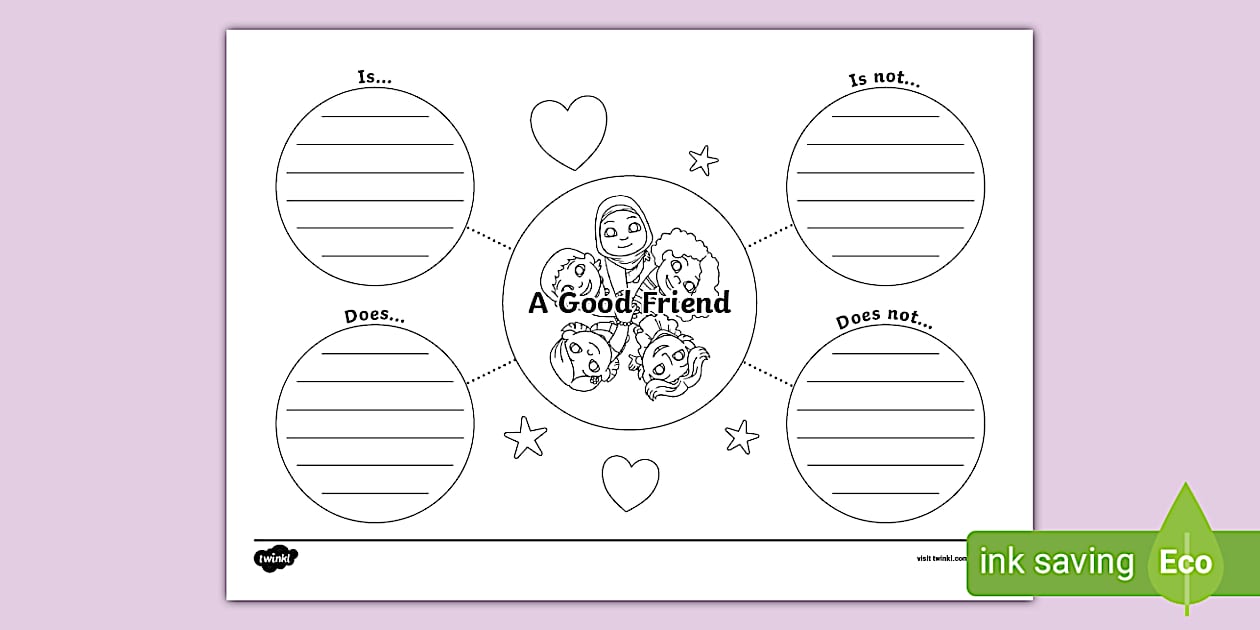 Good Friend Activity (Teacher-Made) - Twinkl