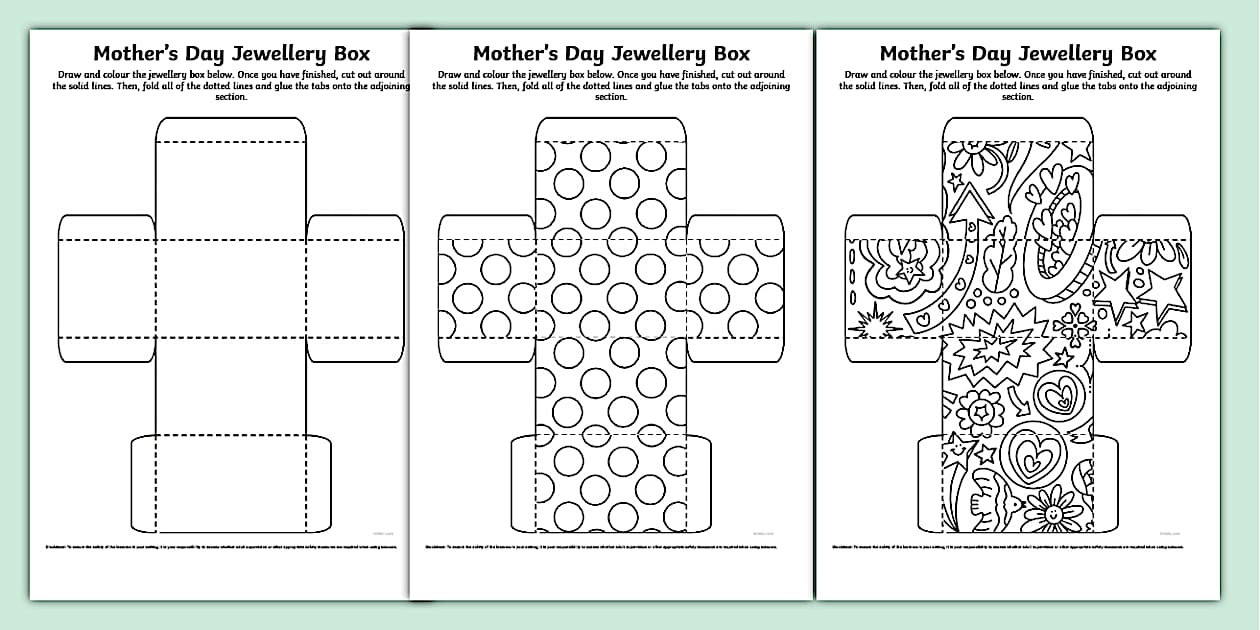 Mother's Day Jewellery Box Craft Activity | Twinkl