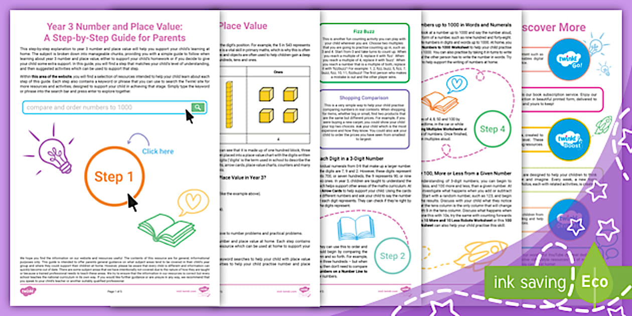 👉 Year 3 Number and Place Value: A Step-by-Step Guide for Parents