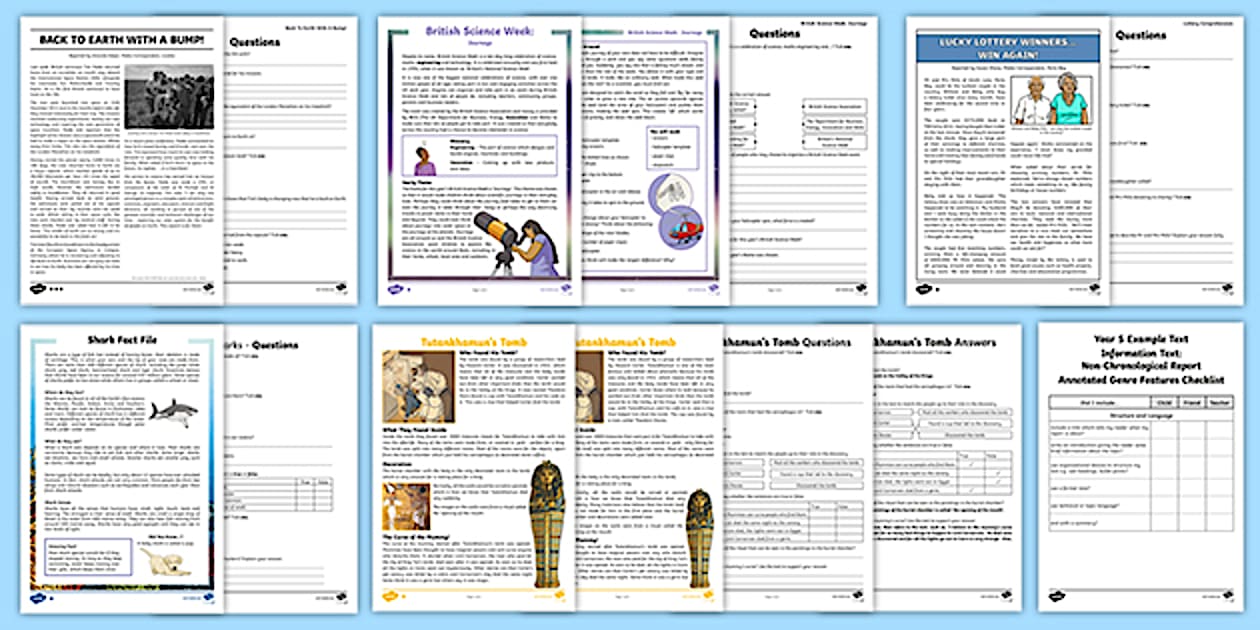 Non-Chronological Reports Examples | KS2 Resource Pack