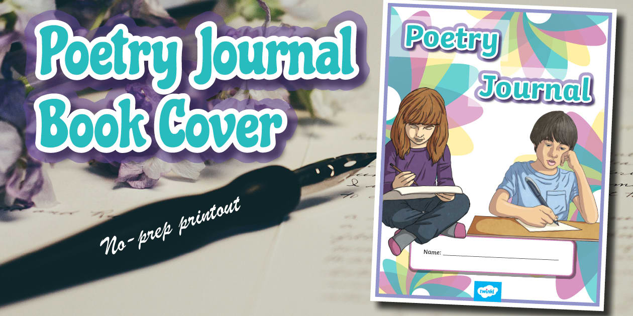 * NEW * Poetry Journal Book Cover