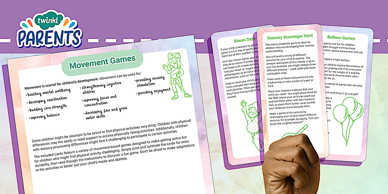 SEND Early Years Activities: Movement Games