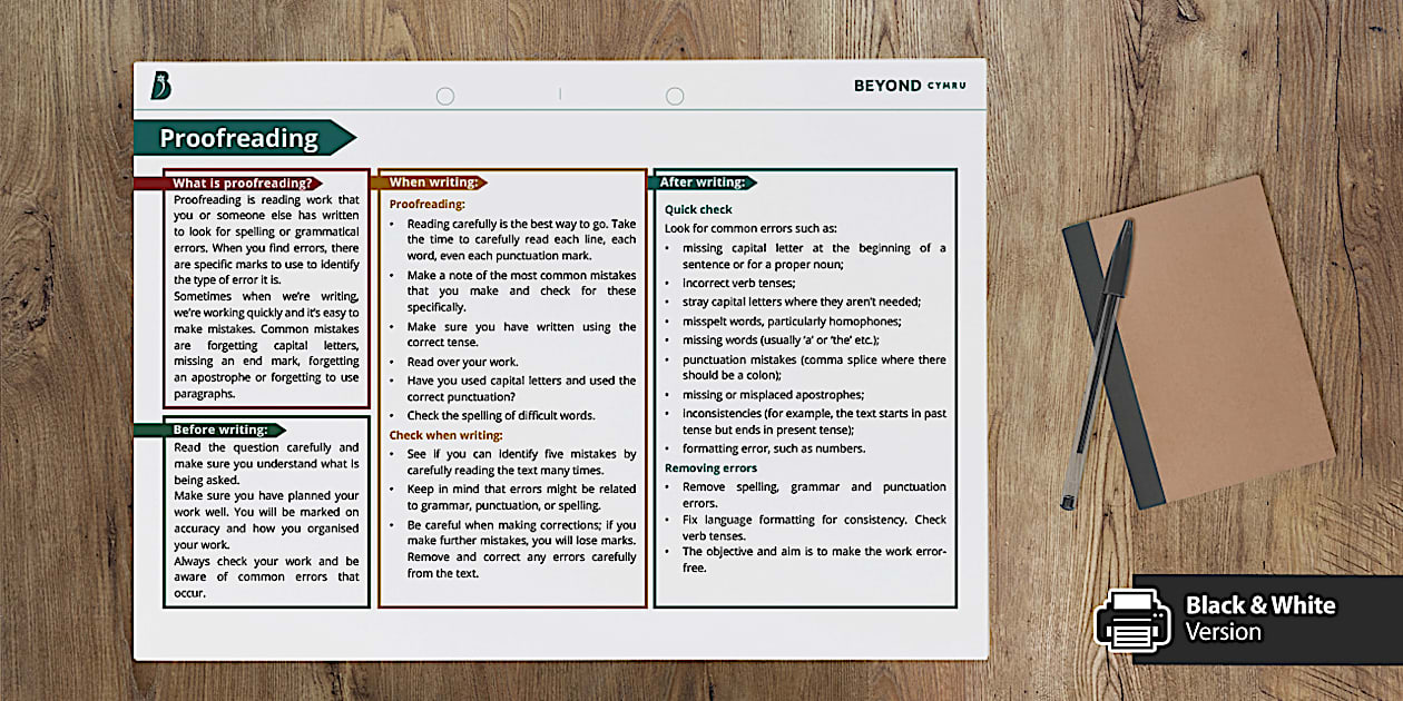 Language Activity Mat: Proofreading (teacher made) - Twinkl