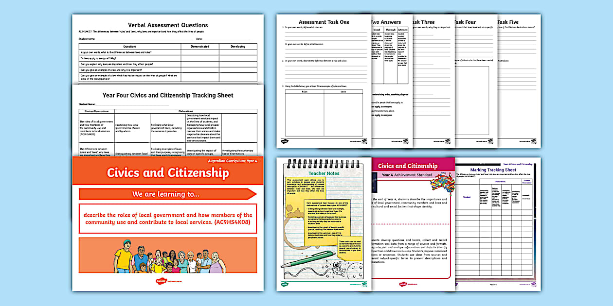 The Differences between 'Rules' and 'Laws' Assessment Pack