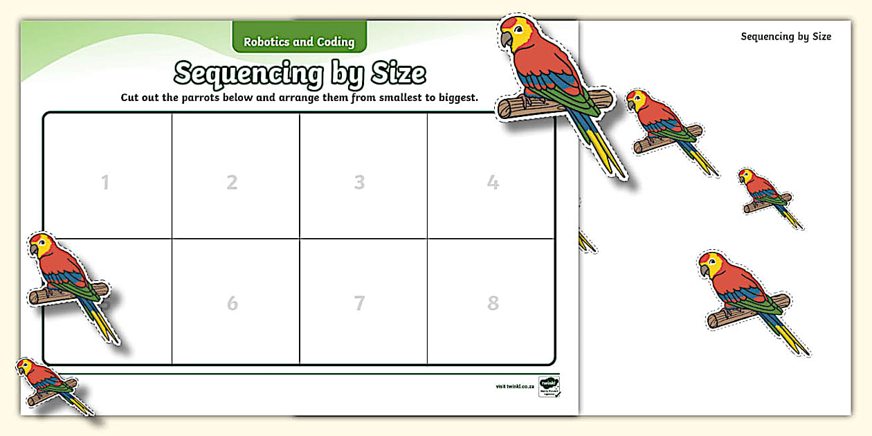 Robotics and Coding - Coding: Sequencing According to Size