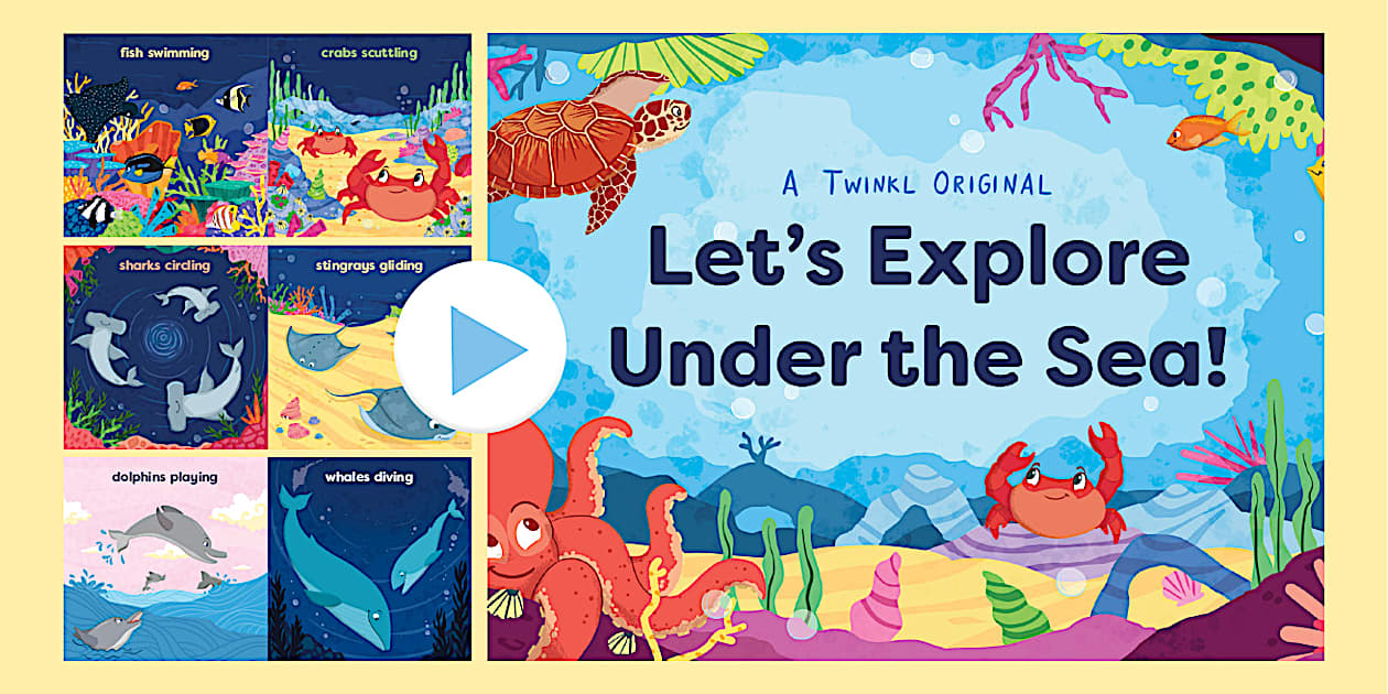 Let's Explore Under the Sea! PowerPoint (teacher made)