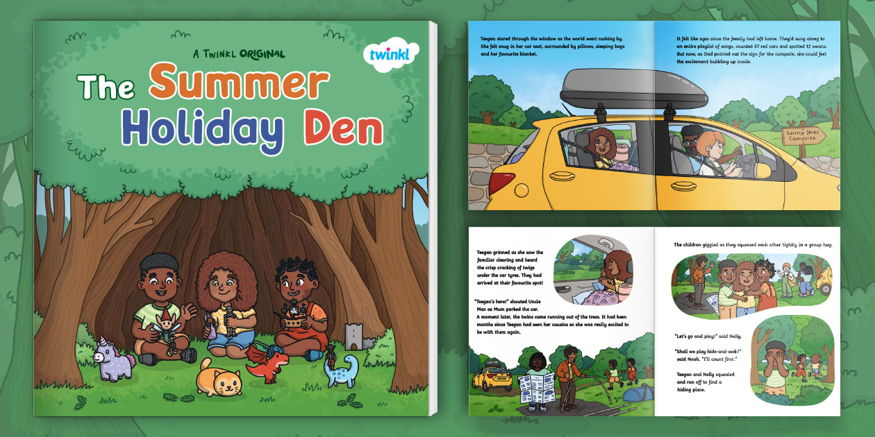 The Summer Holiday Den eBook (l'enseignant a fait) - Twinkl
