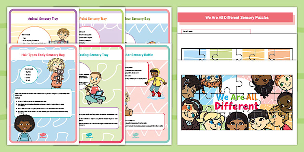 We Are All Different EYFS Messy Play ideas Sensory Pack