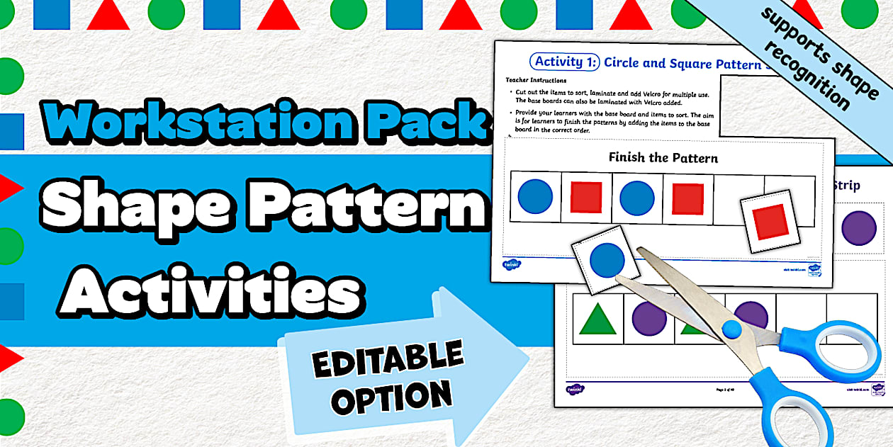 Workstations for Shape Pattern Activities