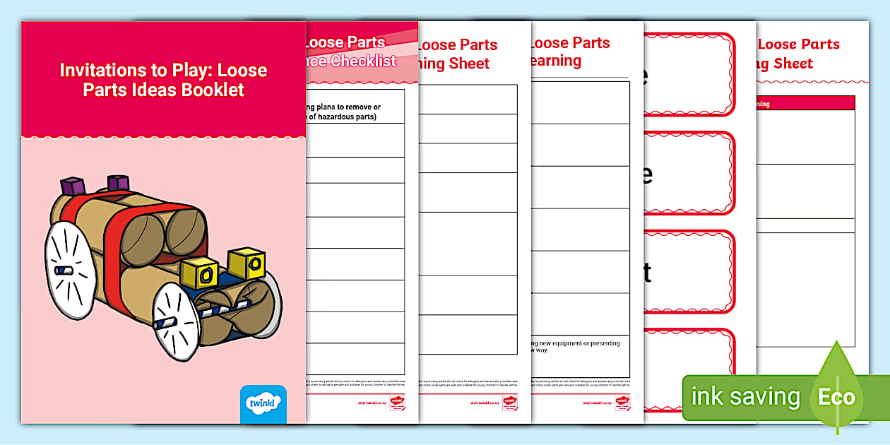 Invitations to Play: Loose Parts Pack (teacher made)