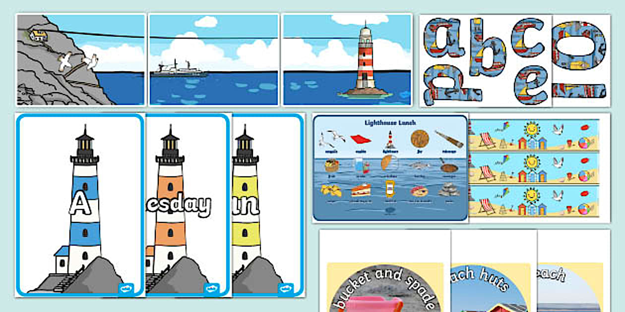 Lighthouse - Display - Display Pack (teacher made) - Twinkl