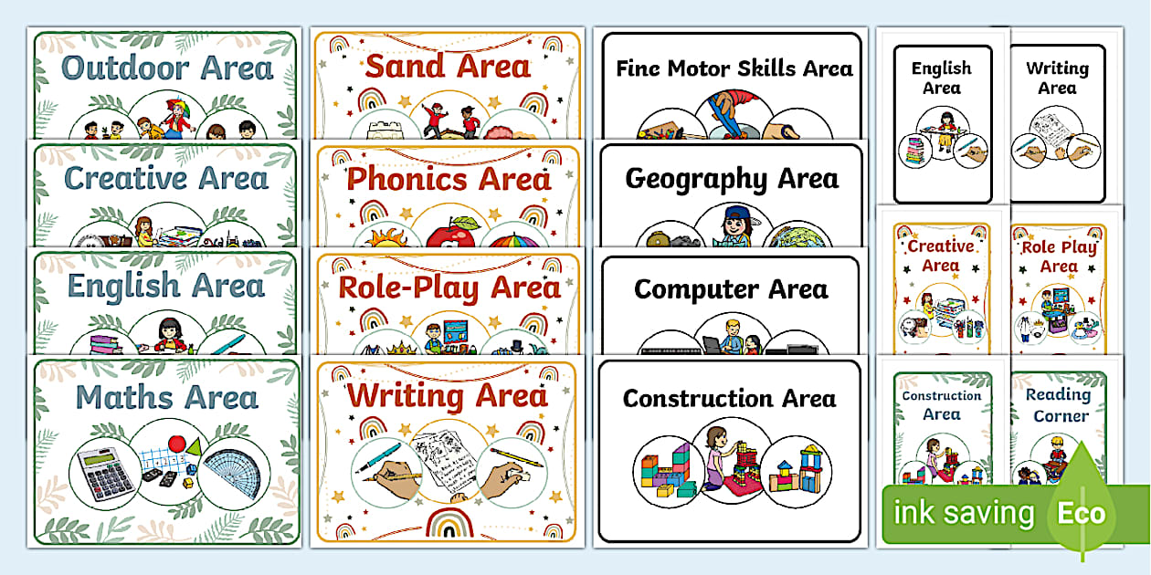 KS1 Continuous Provision Signs Pack | Clearly Label Any Area