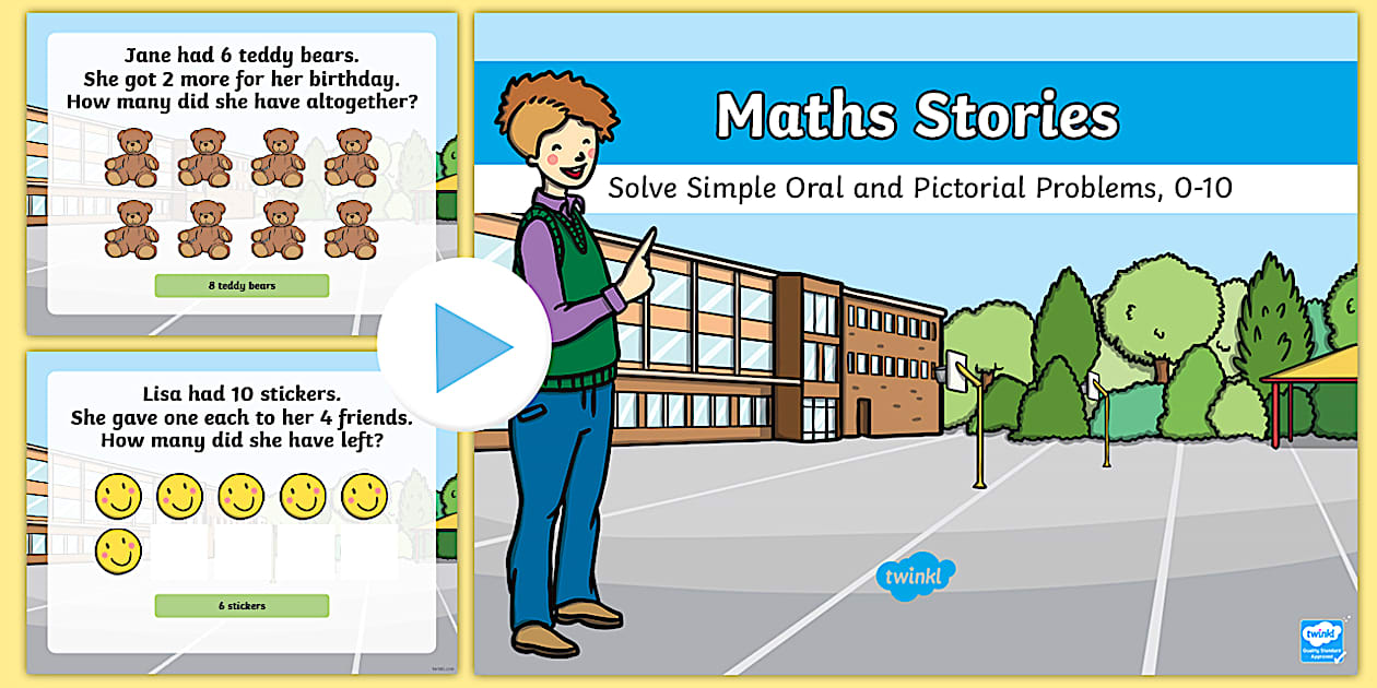 Number Stories PowerPoint (teacher made) - Twinkl