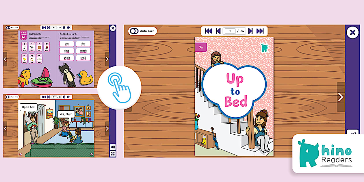 Level 3a Decodable Readers: Up to Bed (teacher made)