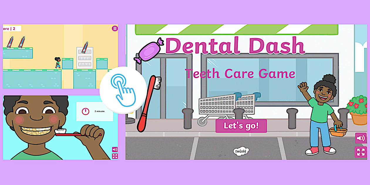 Dental Dash: Teeth Care Game (teacher made) - Twinkl