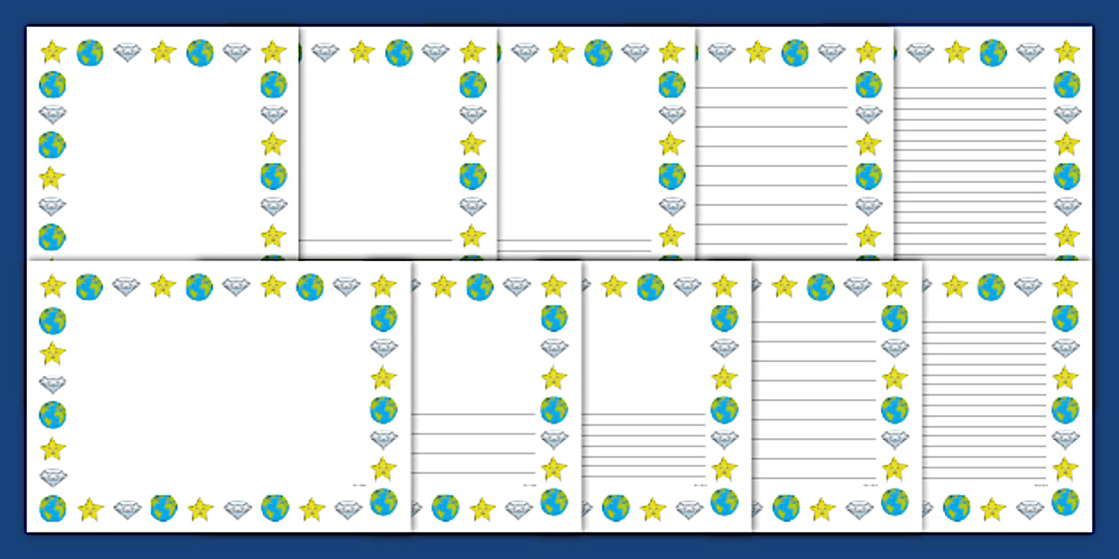 Editable Twinkle Twinkle Little Star Page Borders - Twinkl