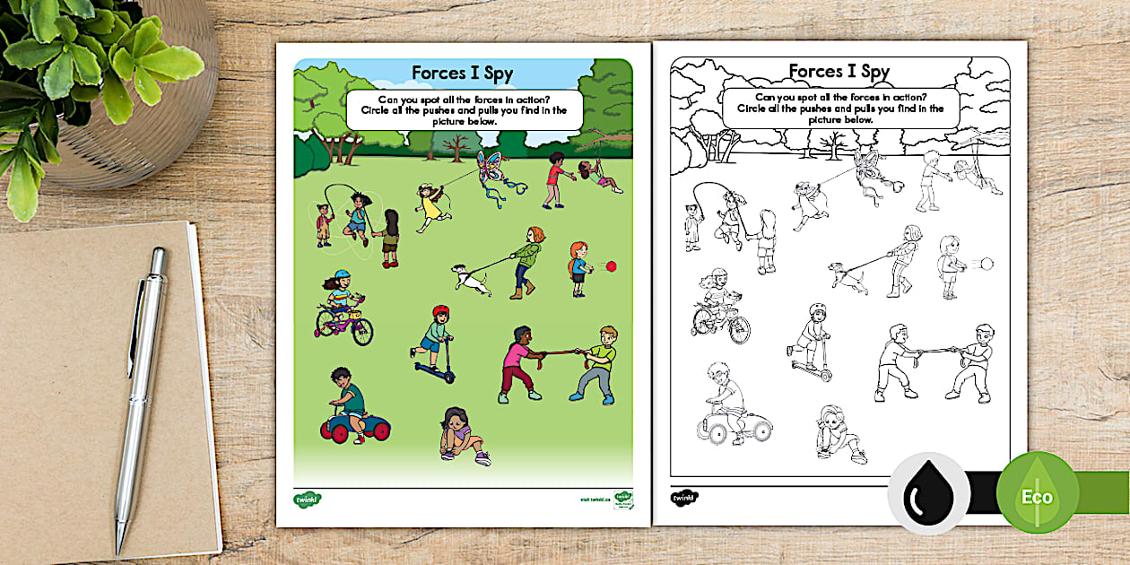 I Spy Forces in Action Activity (Teacher-Made) - Twinkl