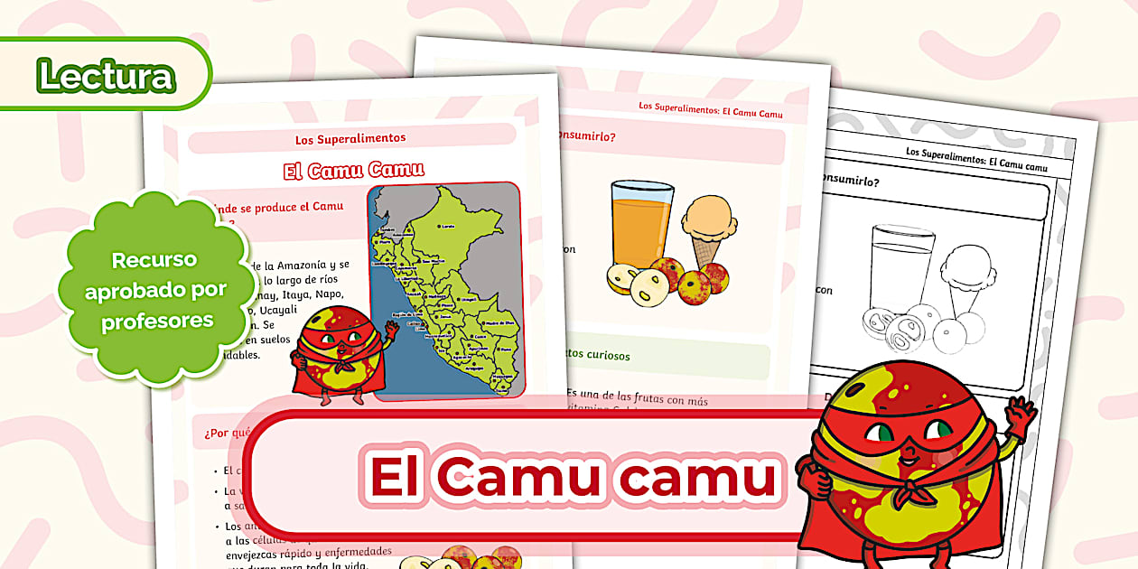 Texto informativo: Camu Camu (Teacher-Made) - Twinkl