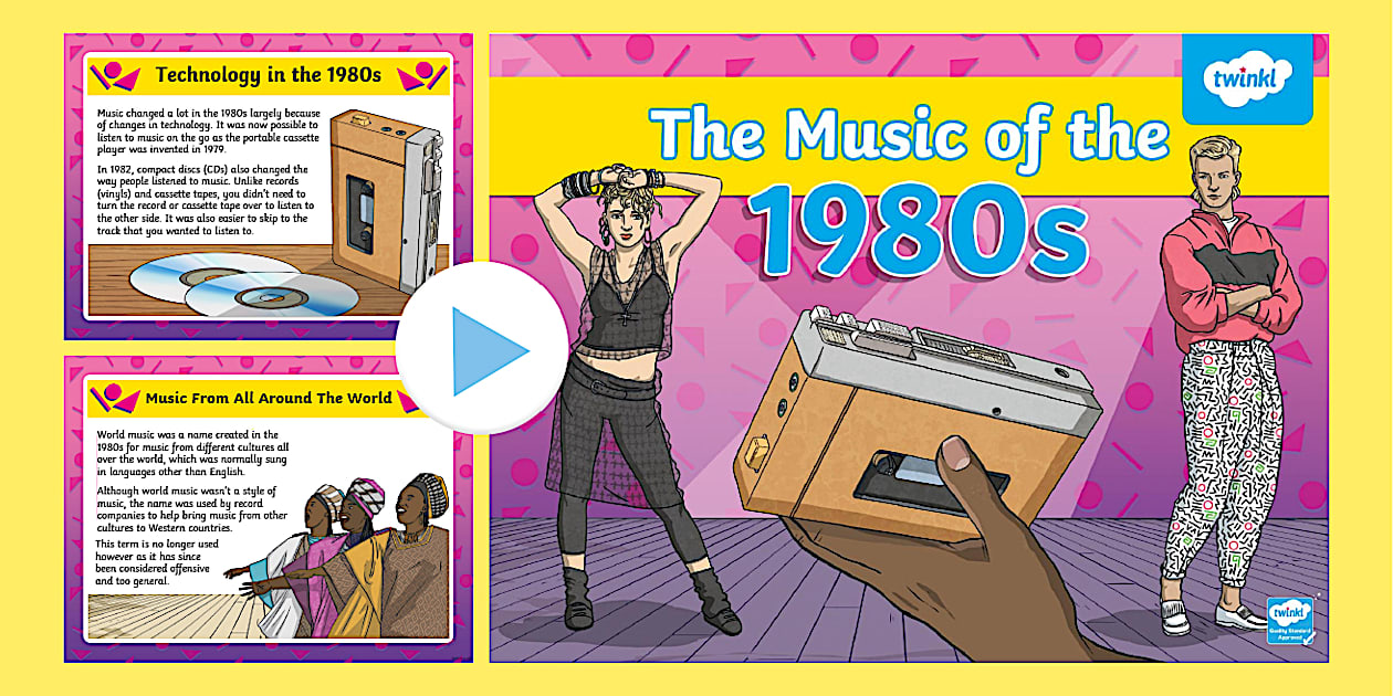 👉 1980s Music KS2 | The Music of the 1980s PowerPoint
