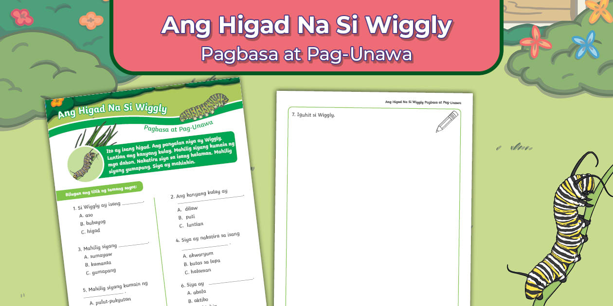 Ang Higad Na Si Wiggly | Grade 1 | Twinkl PH