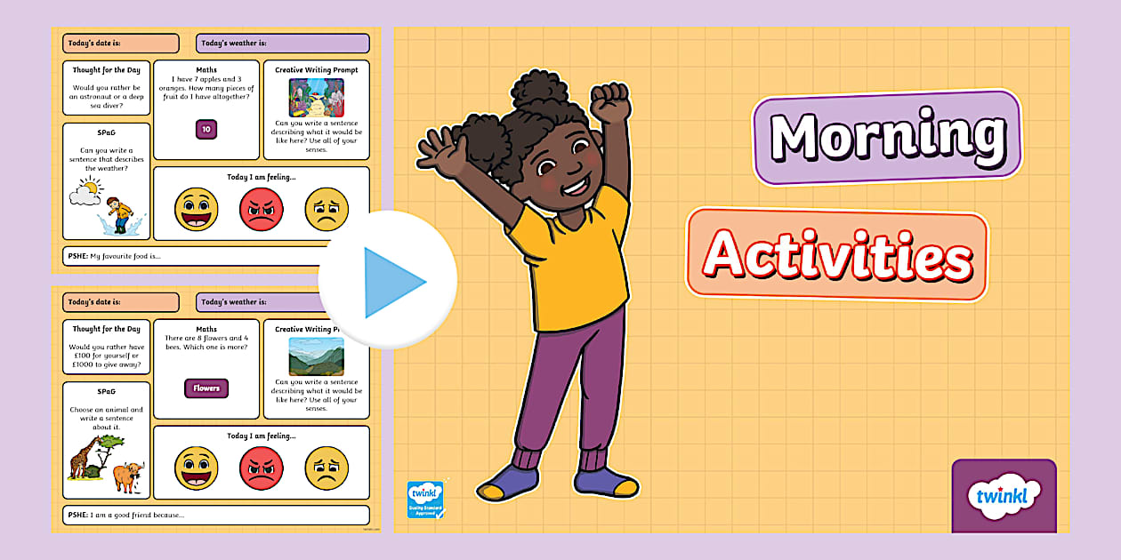 KS1 Morning Activities Hecho Por Educadores Twinkl ks1-morning-activities-hecho-por-educadores-twinkl