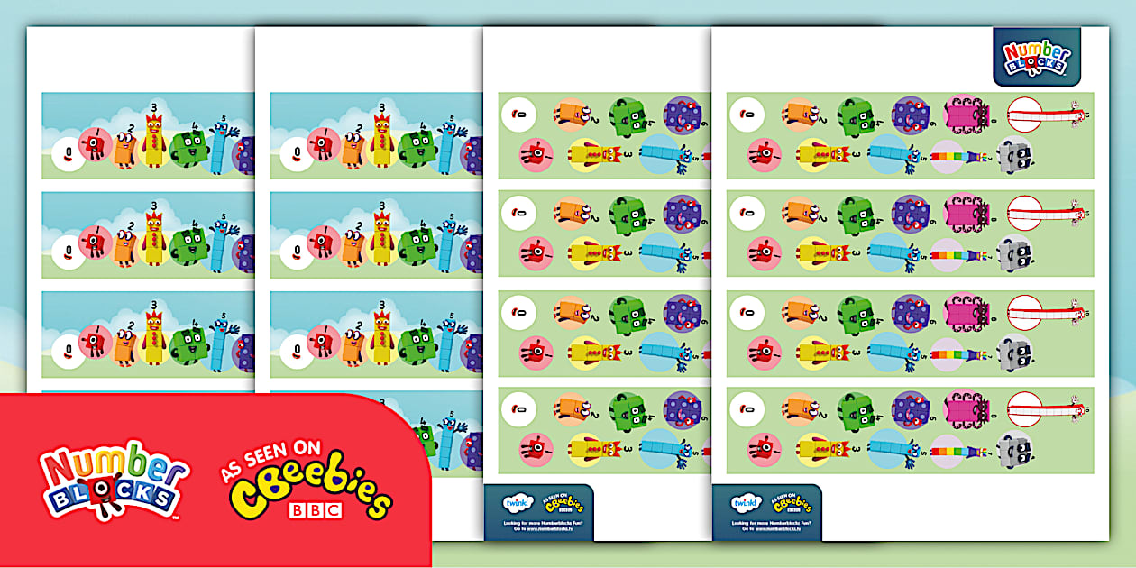 Numberblocks: Bulletin Board Borders (teacher made) - Twinkl