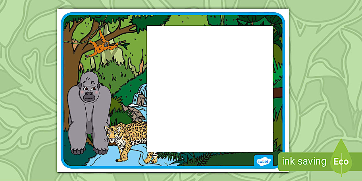 Animal Photo Frame (teacher made) - Twinkl