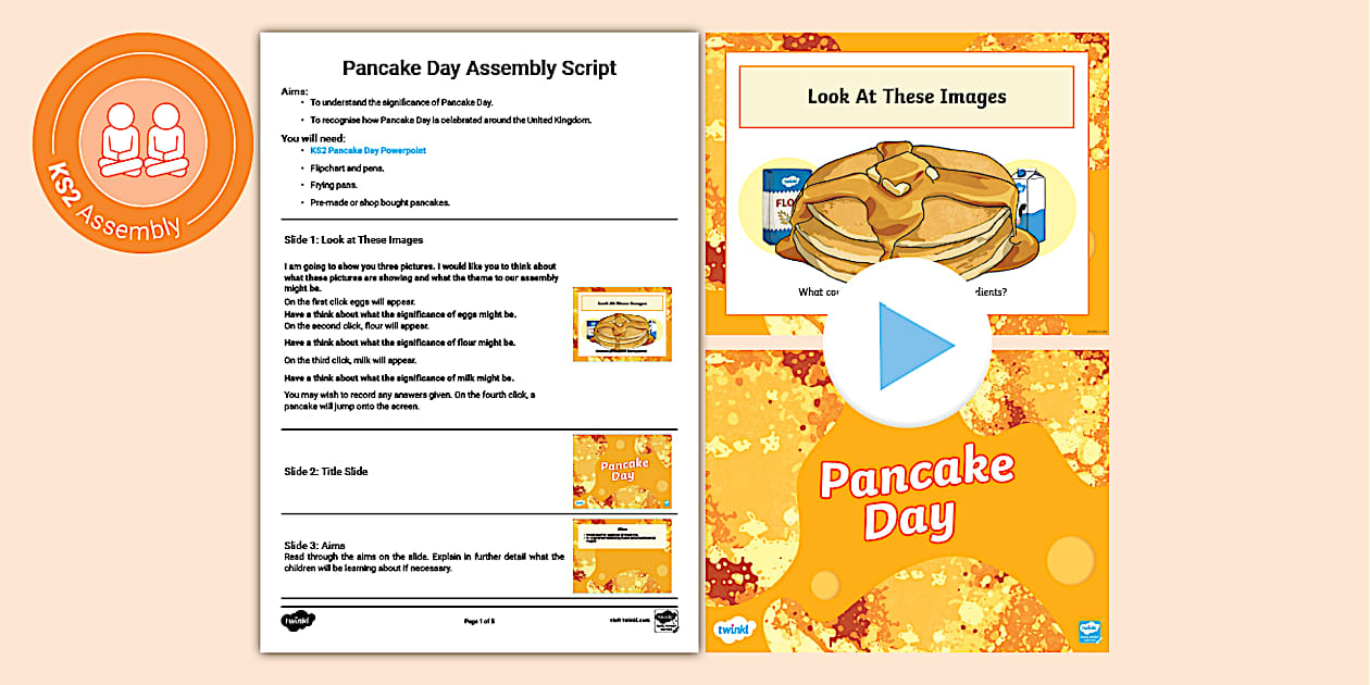 Pancake Day PowerPoint - KS2 | Assembly Pack - Twinkl