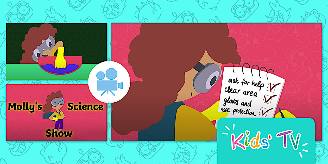 Molly's Science Show: Cornstarch Slime Experiment for Kids