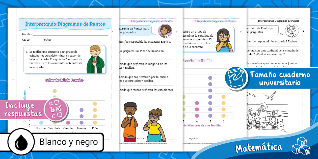 Guía | Interpretar | Diagrama Puntos | Grafico con Puntos