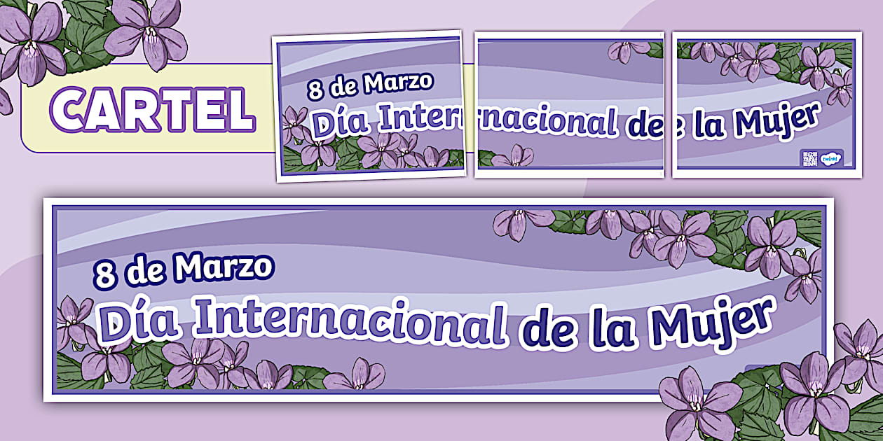 Cartel | Día Internacional de la Mujer| 8 de Marzo