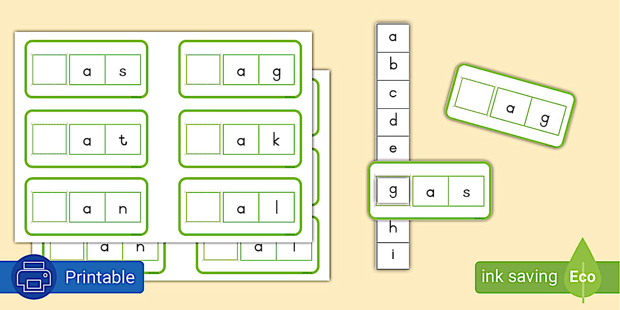 Woordbou Met KVK Woorde (teacher made) - Twinkl