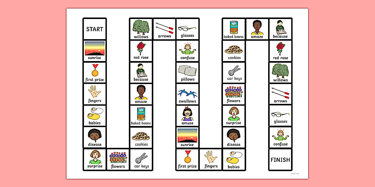 Two Syllable Final 'Z' Sound Board Game - Twinkl