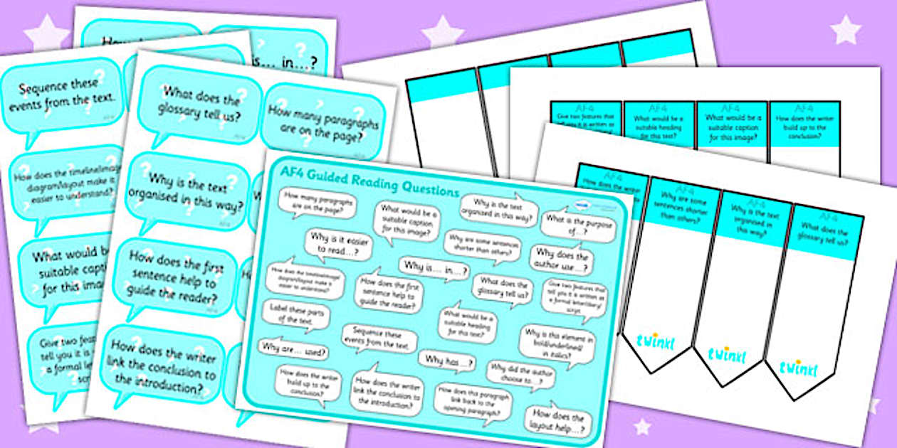 AF4 Guided Reading Resource Pack (Lehrer gemacht) - Twinkl