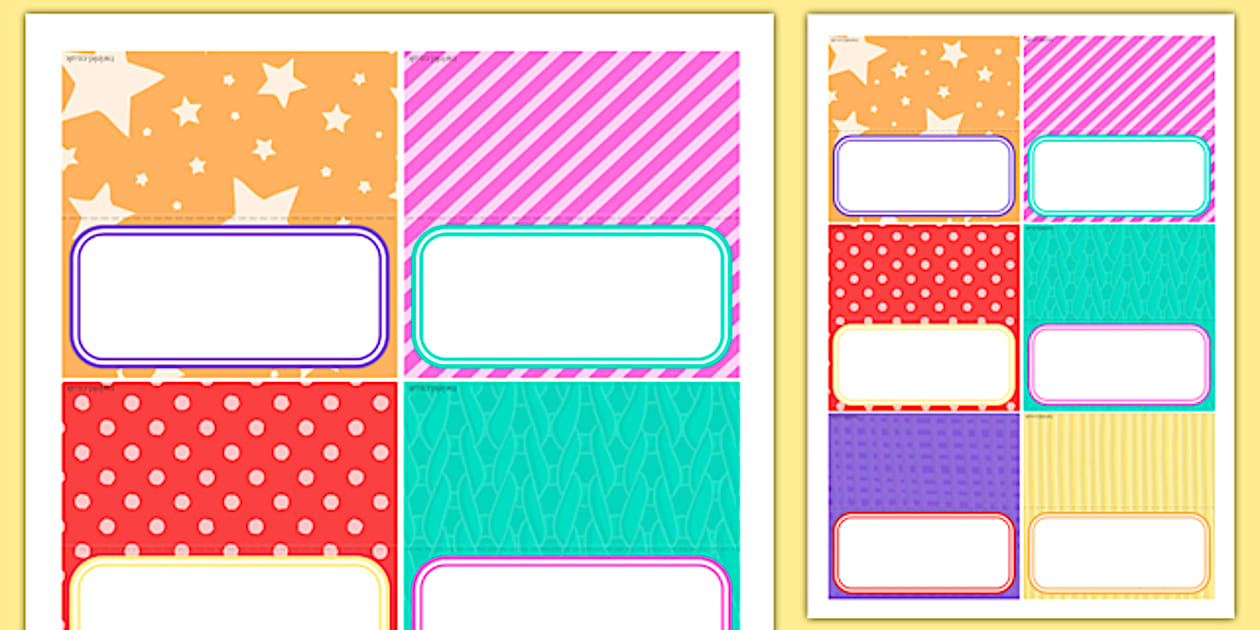 Birthday Party Editable Food Labels (teacher made) - Twinkl